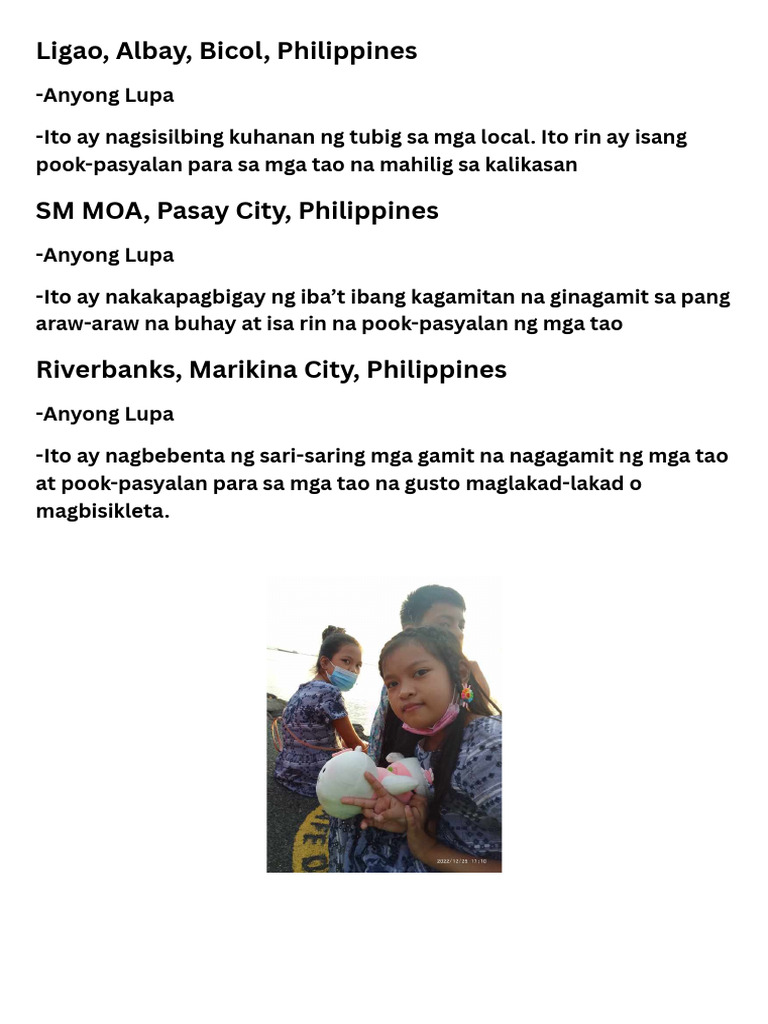 Ligao, Albay, Bicol, Philippines | PDF