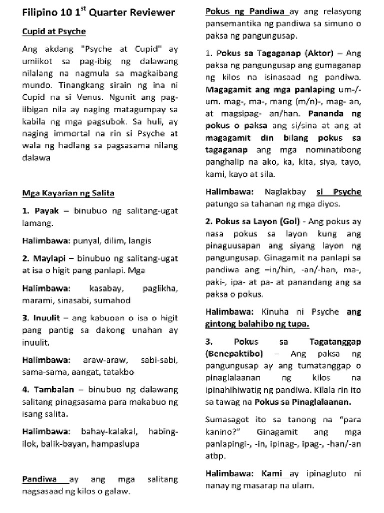 Filipino | PDF