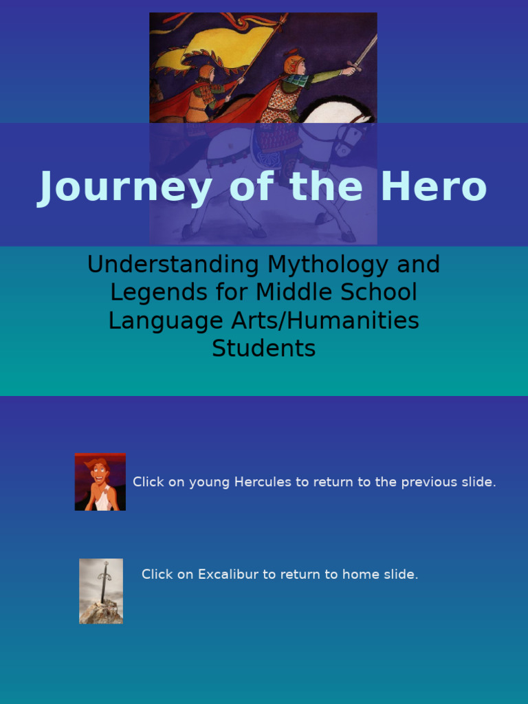Journey of The Hero: Understanding Mythology and Legends For Middle ...