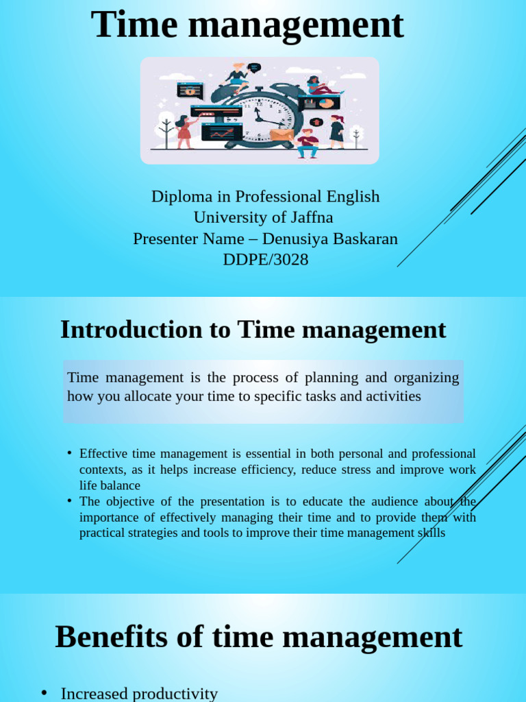 Presentation Time Management | PDF