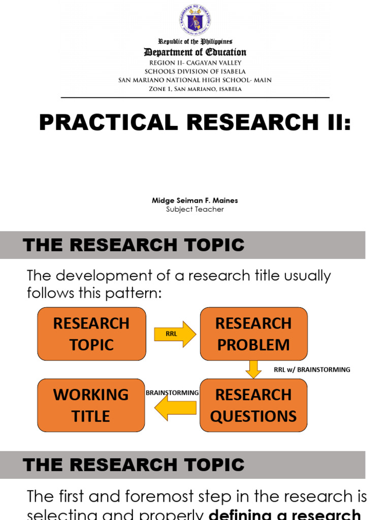 Lesson 4 Writing a Research Title | PDF