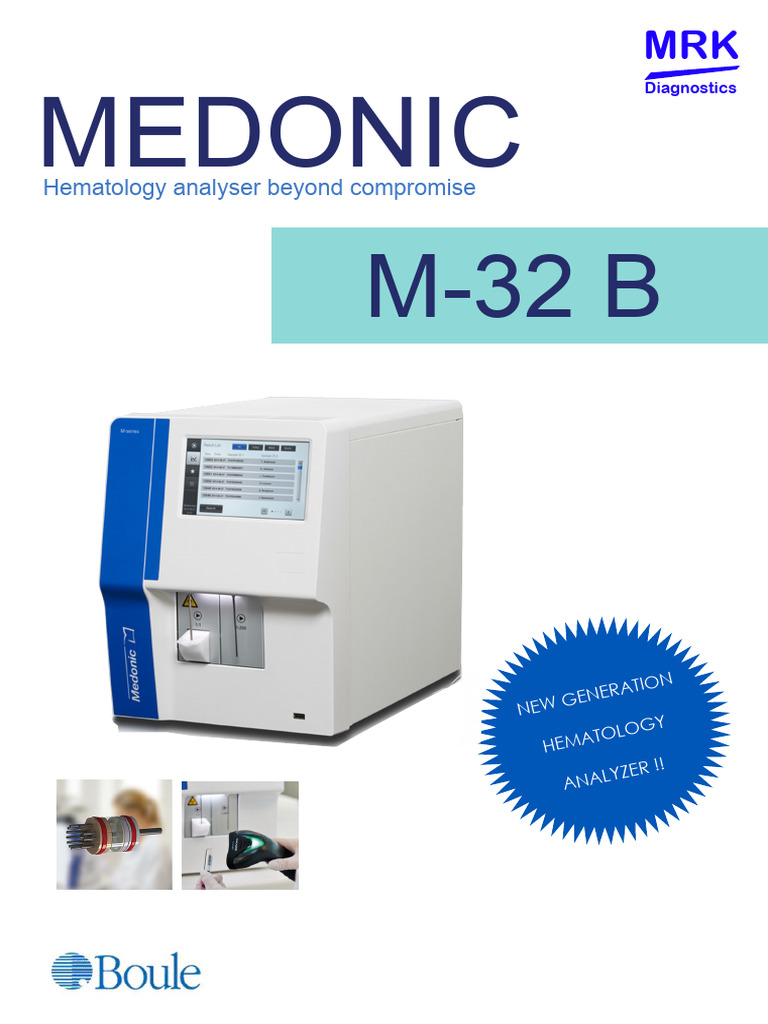 Medonic M32B Hematology Analyzer Specs | PDF | Computer Engineering ...
