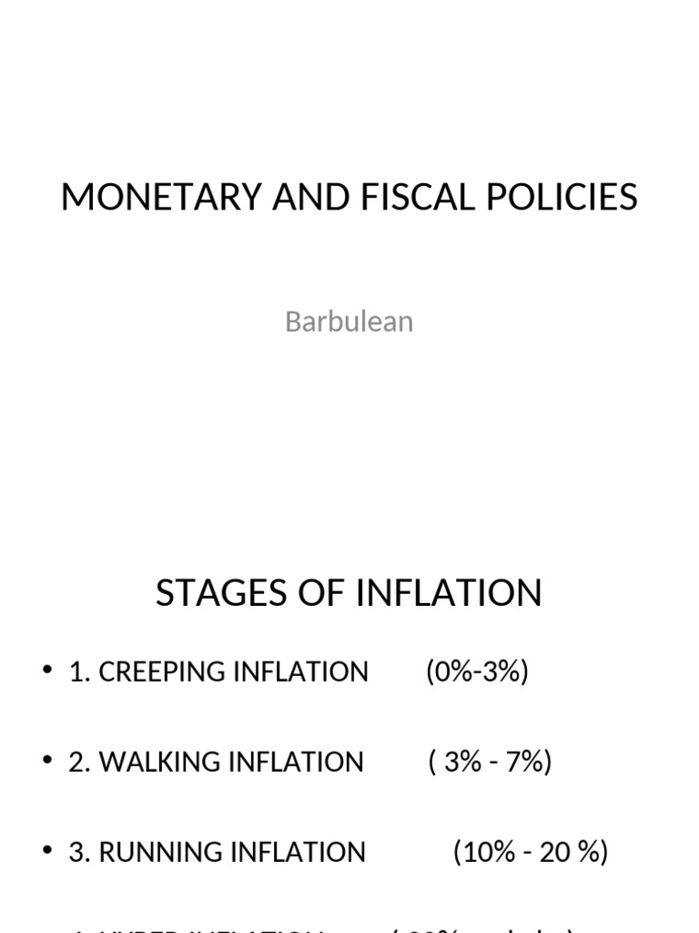 Monetary & Fiscal Policy | PDF