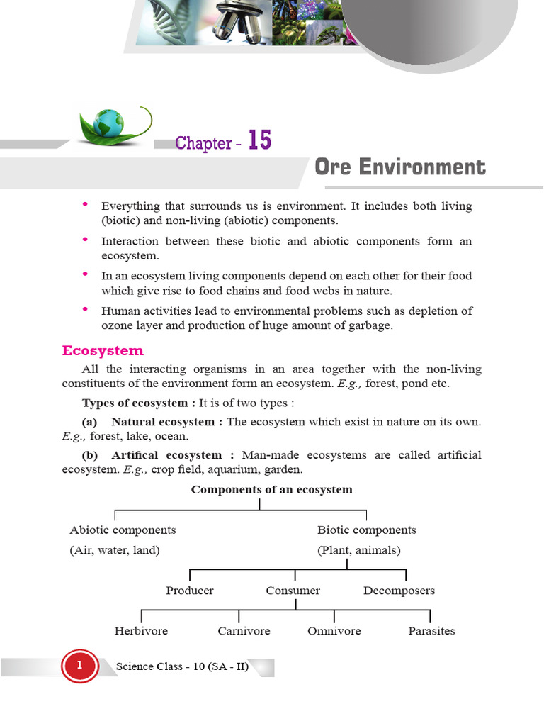Study Material Class 10 Chapter 15 2017 | PDF