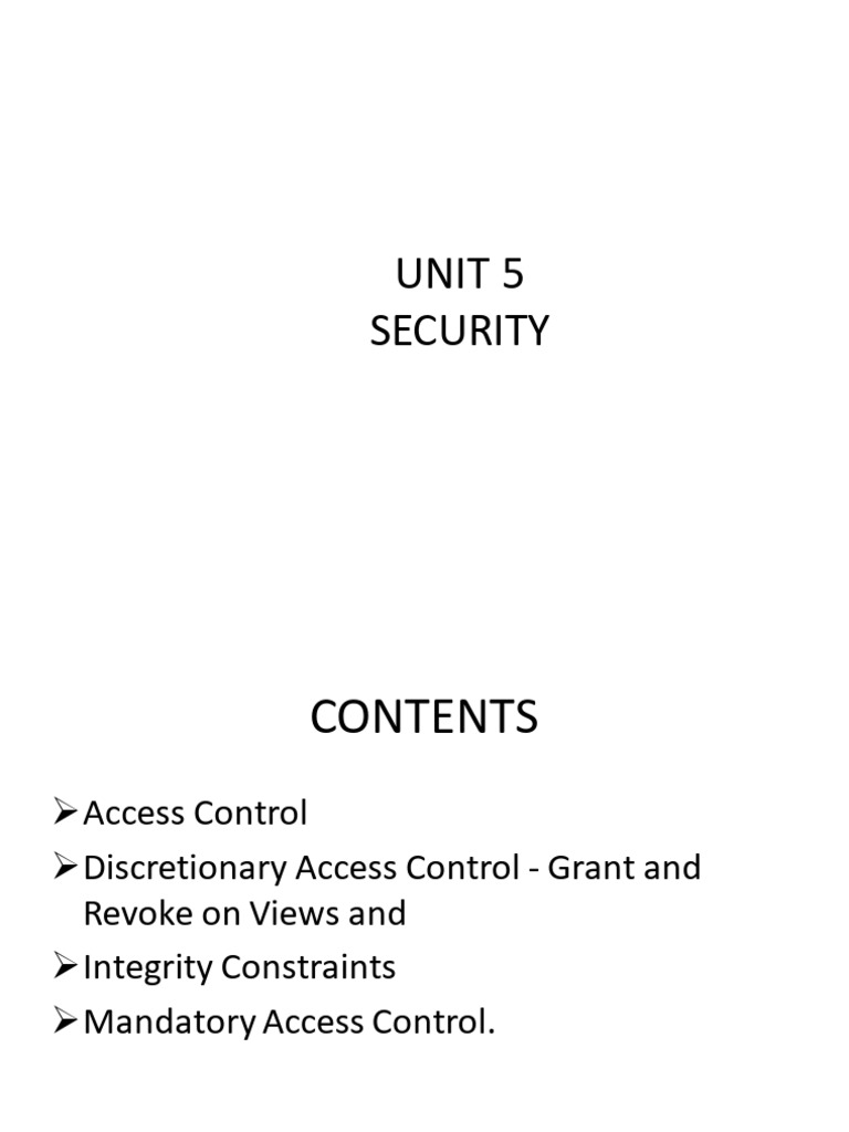 Unit 5 | PDF