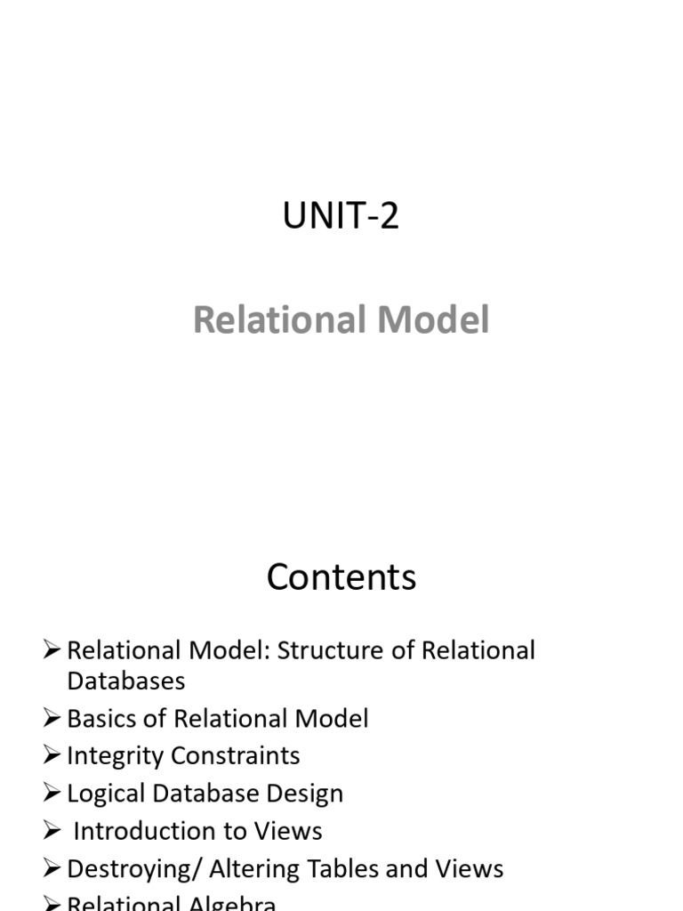 Unit 2 | PDF