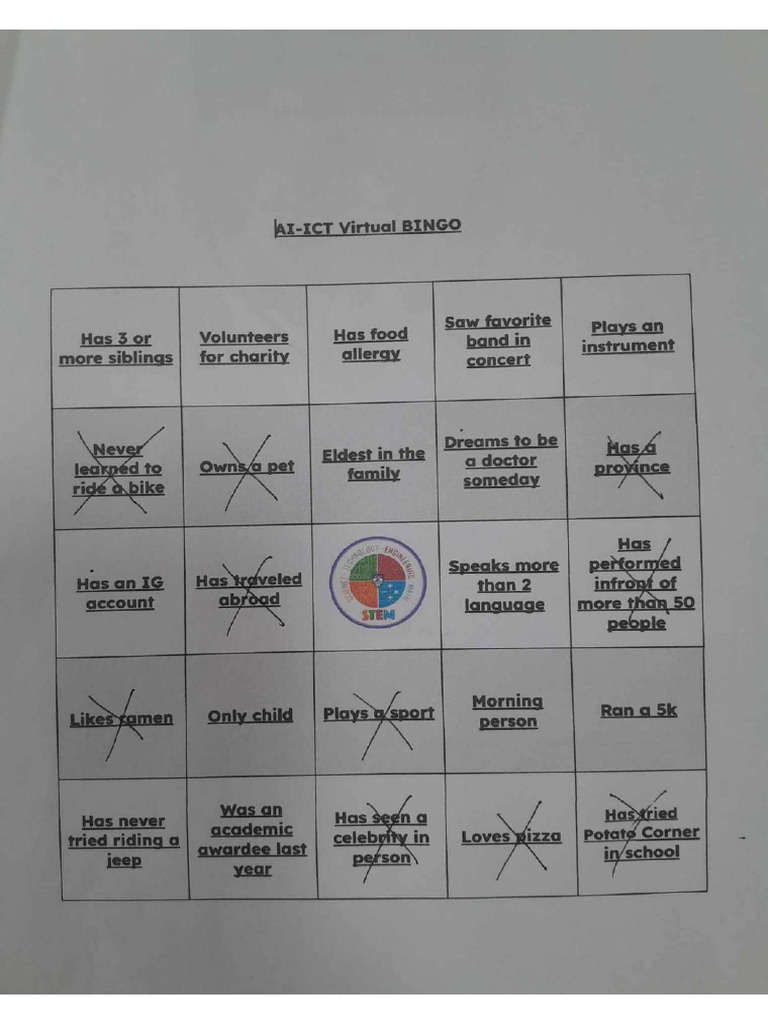 Veluz Virtual Bingo | PDF