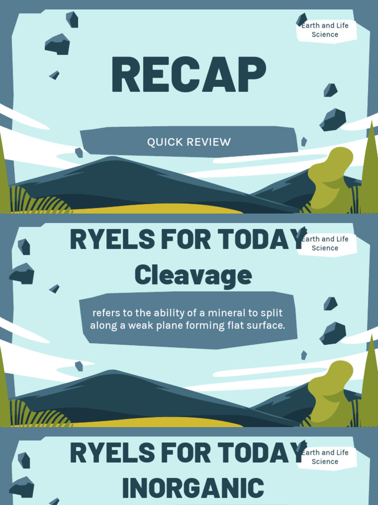 Earth and Life Science Topic: Minerals Grade-11 Humss | PDF | Minerals ...