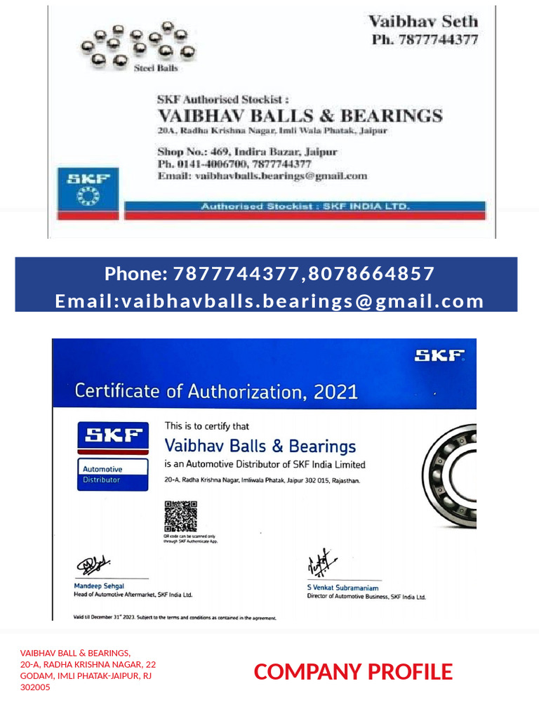 VBB Company Profile | PDF