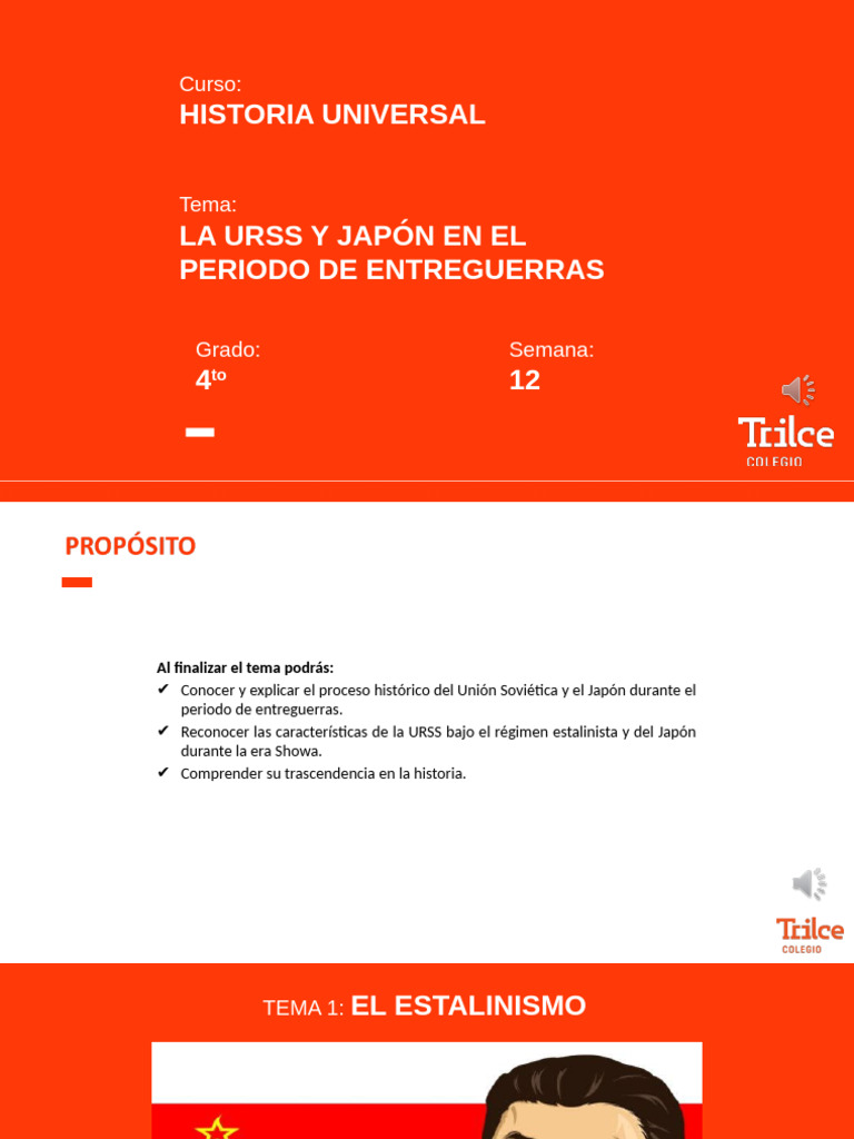 HU-4to-La URSS en La Época de Entreguerras-AUDIO | PDF