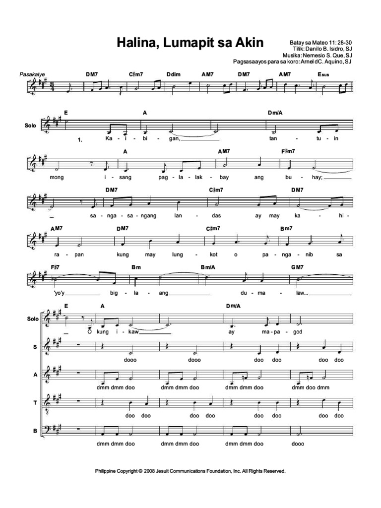 Halina Lumapit Sa Akin | PDF