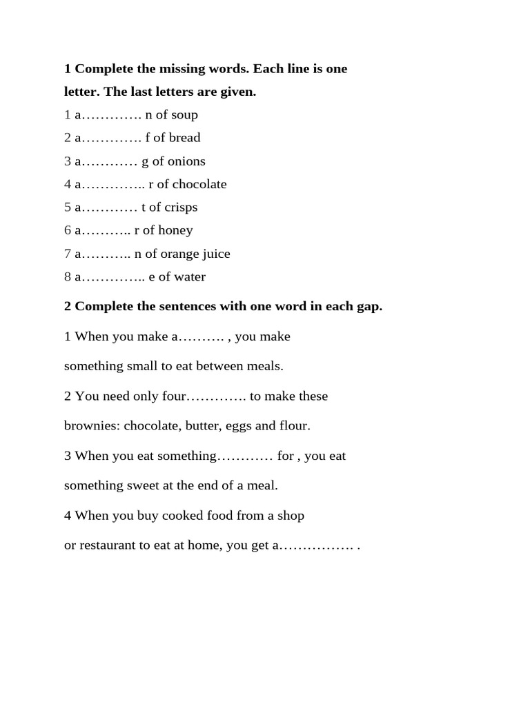 Unit 2.1 Vocabulary. Test Yourself | PDF