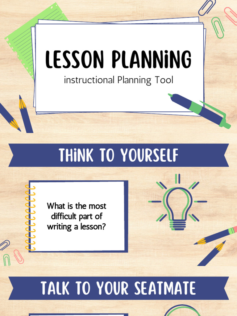 Lesson 6 - Lesson-Planning | PDF | Inquiry Based Learning | Lesson Plan