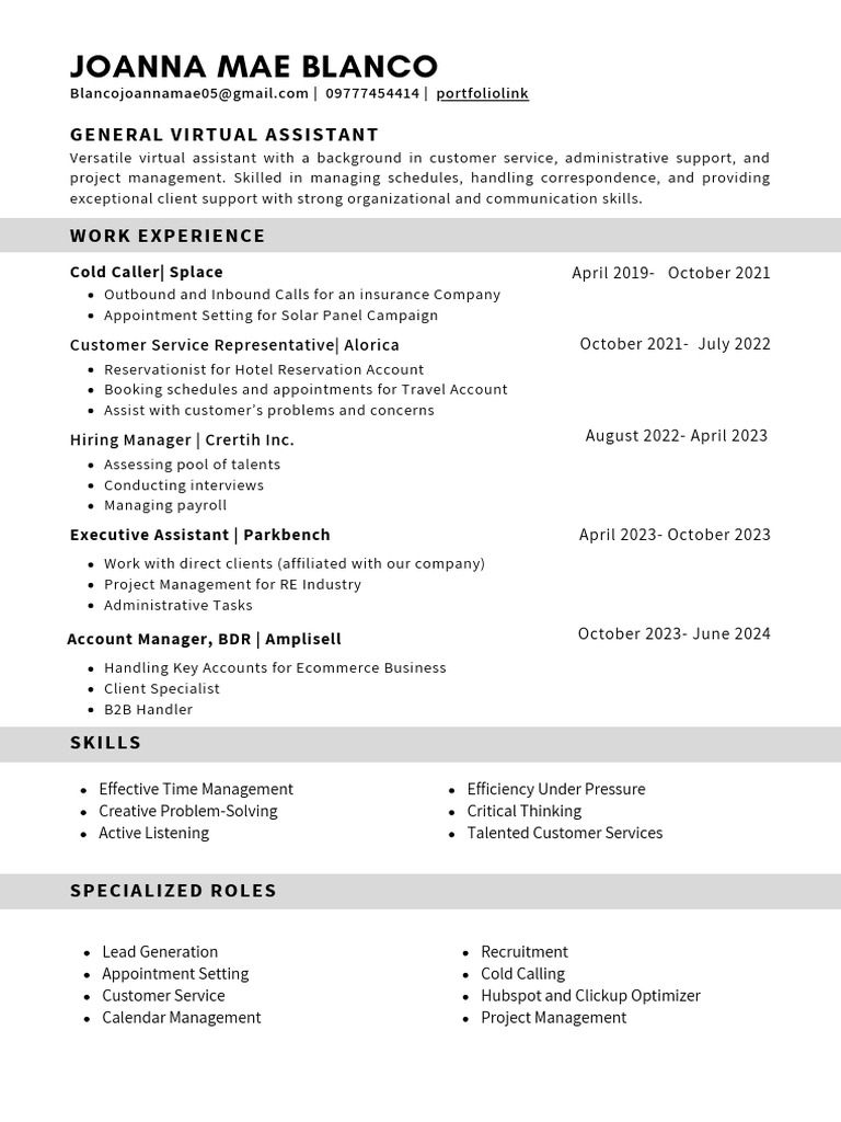 Joanna Mae Buit Blanco Resw | PDF