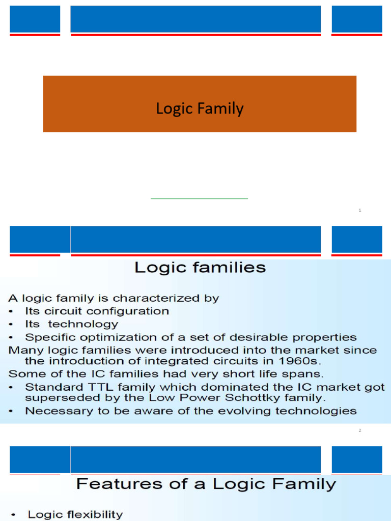 Logic Family | PDF