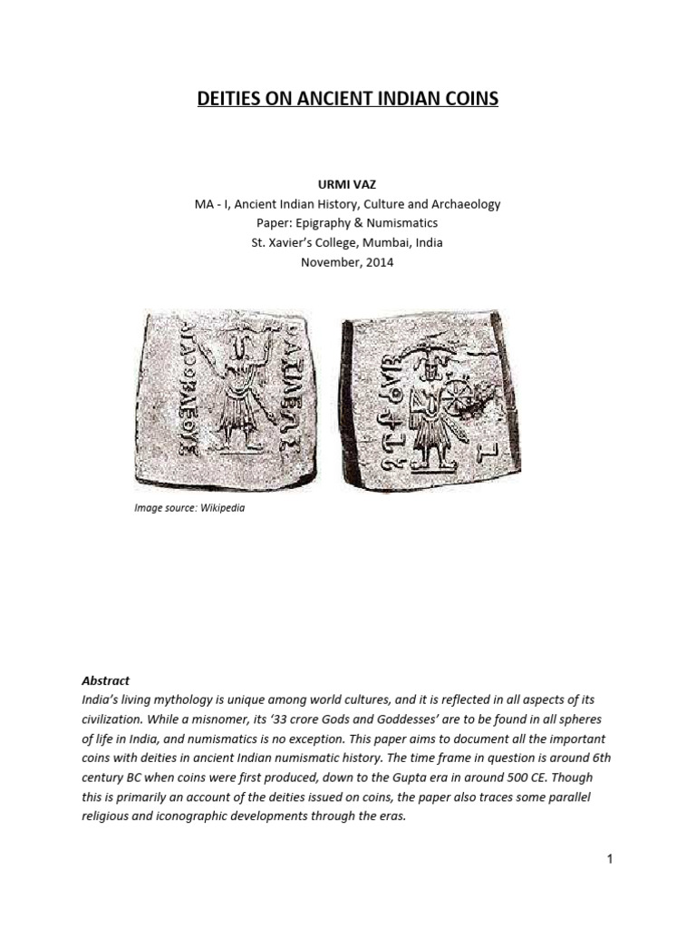 Deities_on_Ancient_Indian_Coins | PDF