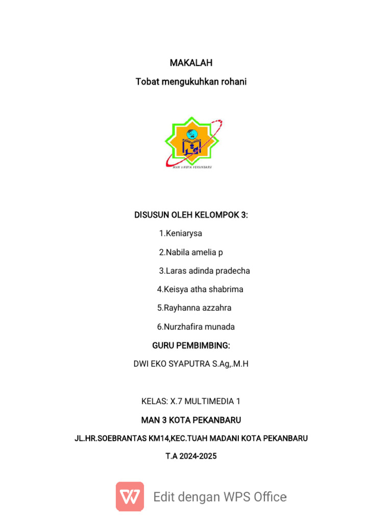 Makalah - Akidah Akhlak (Kel 2) | PDF