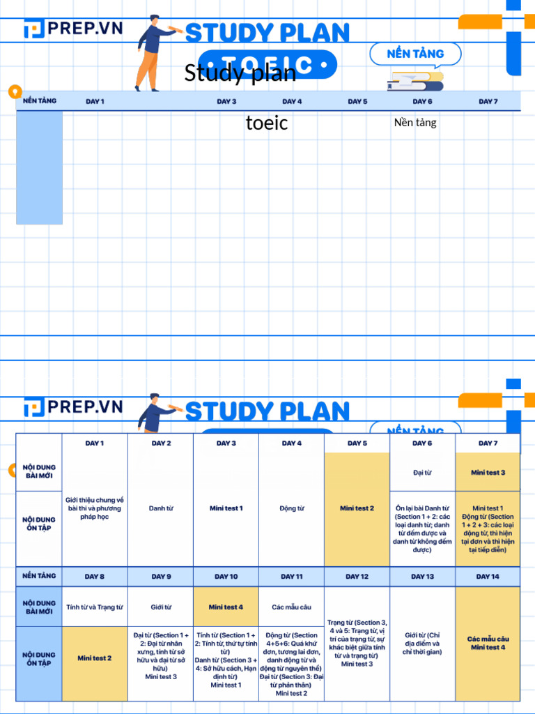 Plan Nền Tảng TOEIC | PDF
