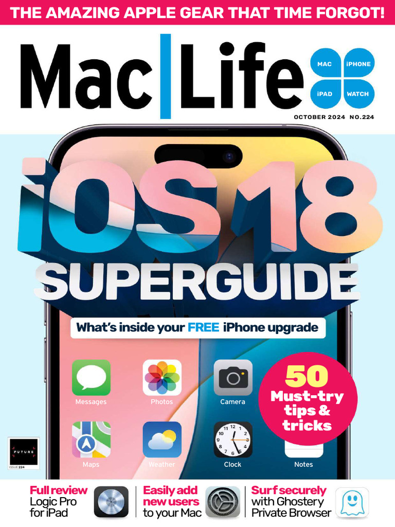 Mac Life - October 2024 UK | PDF | I Phone | Ios