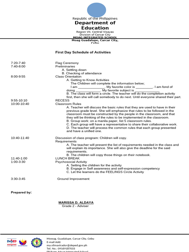 Lesson Plan 2024-2025 | PDF