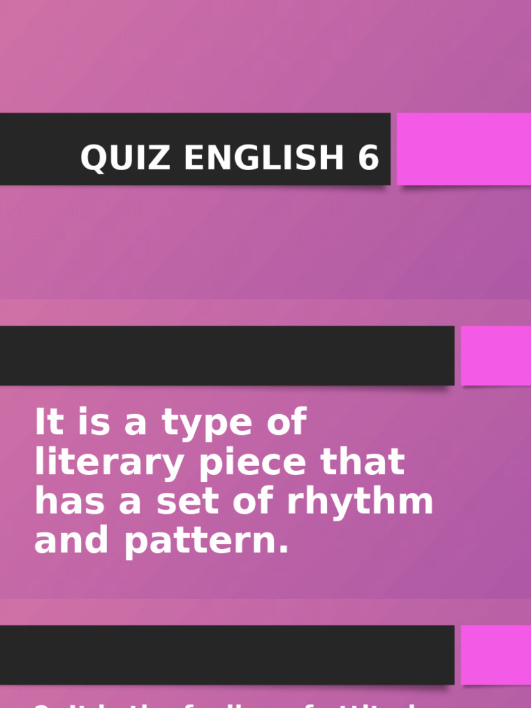 Poetry and Film Techniques Quiz | PDF