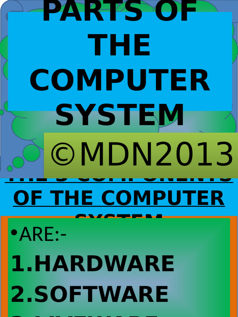 1.parts of The Computer System | PDF