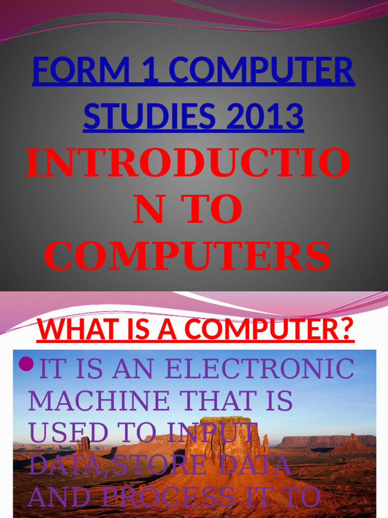 Imroved f1 Computer Studies 2013 | PDF