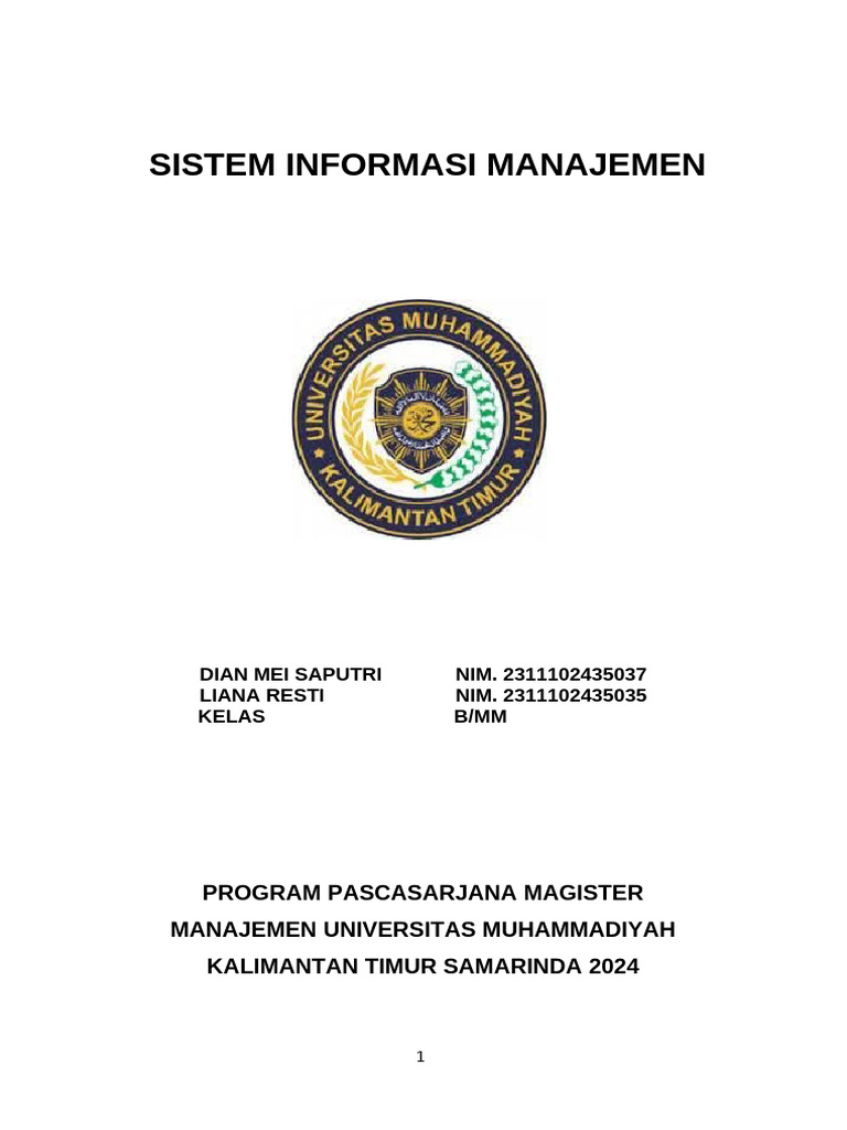 Tugas Kelompok 3 SIM 2024 | PDF