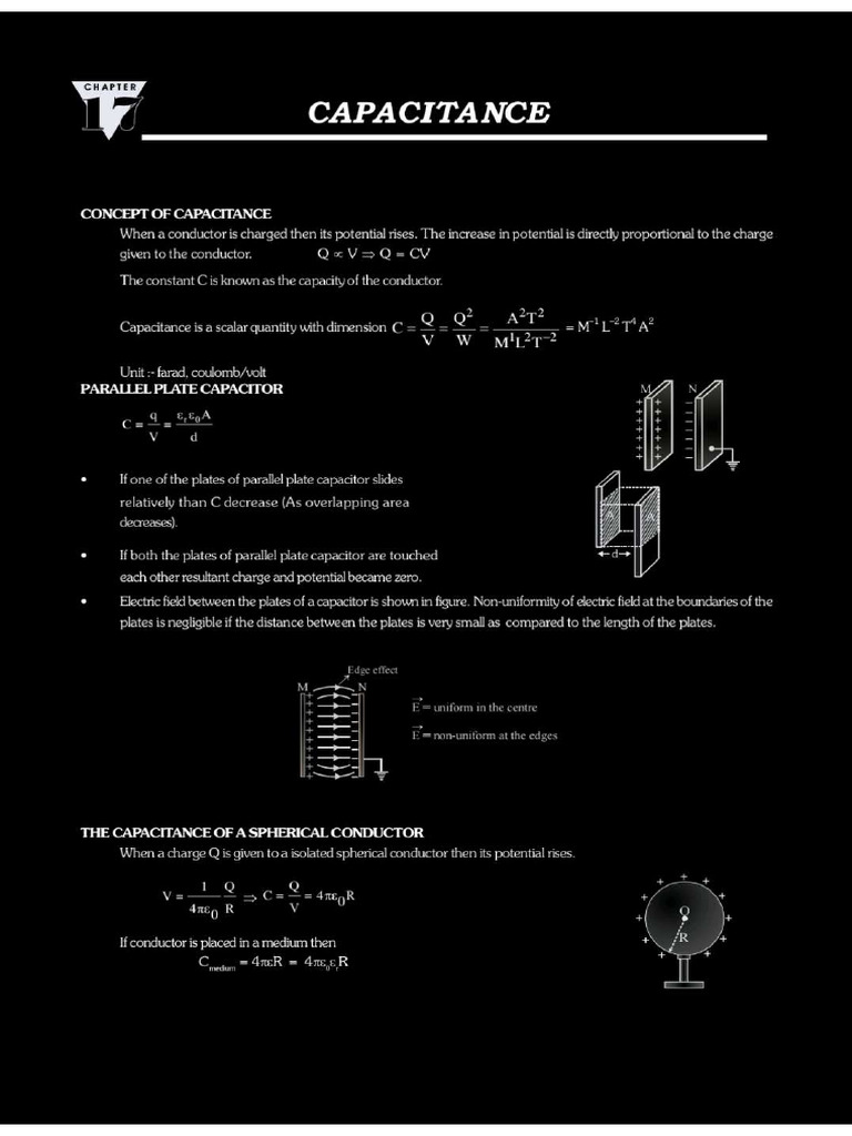 Capacitance | PDF