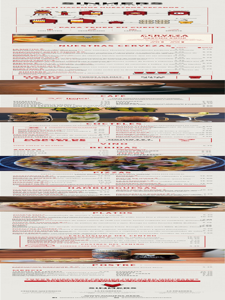 Menú Sinners Esp | PDF