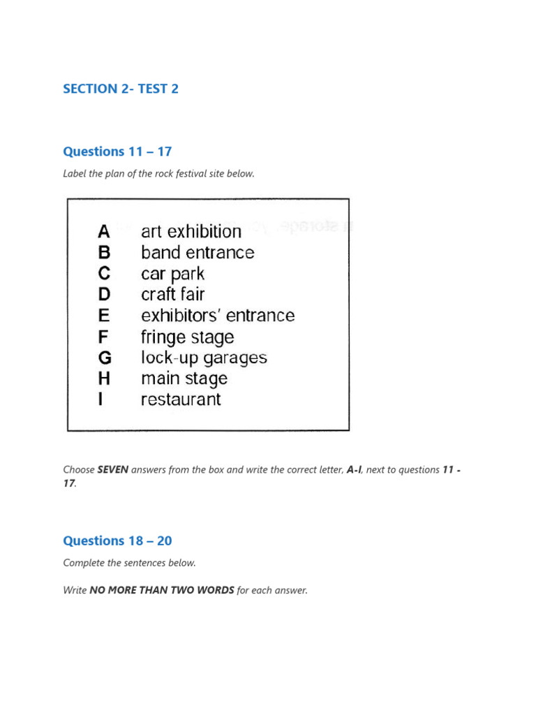 Section 2 - Test 2 | PDF