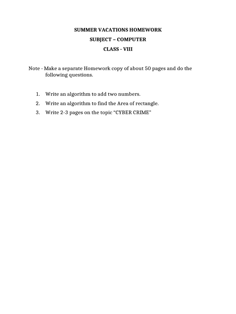 Computer - Class - 8 | PDF