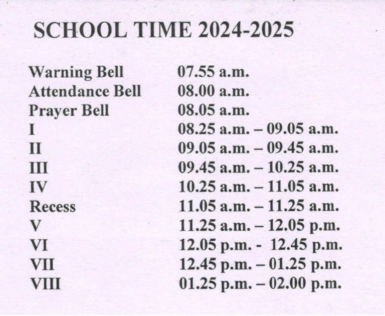 School Timing | PDF