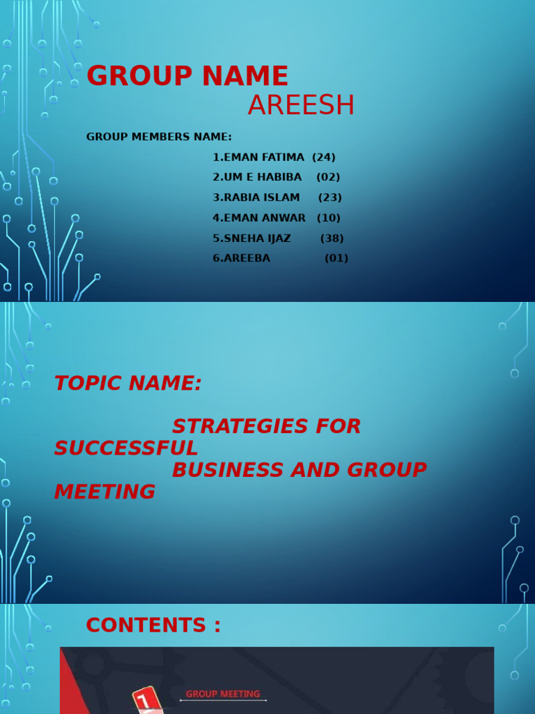 Group Meeting Presentation | PDF | Decision Making | Self-Improvement