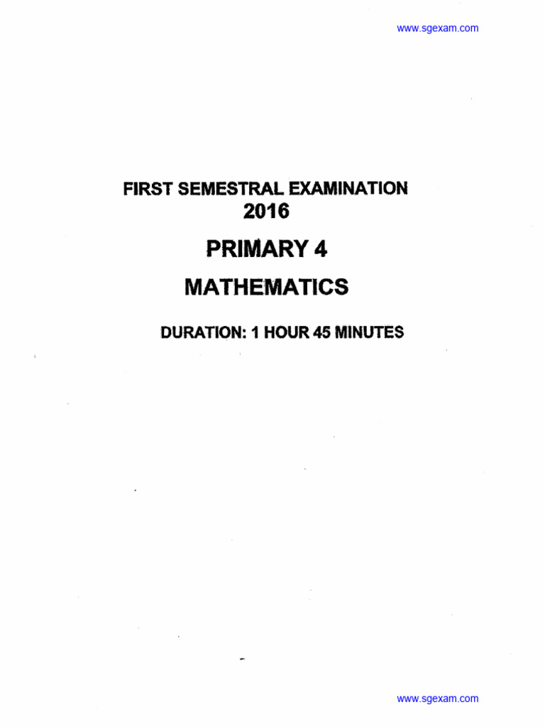 2016-P4-Maths-SA1-Nanyang | PDF