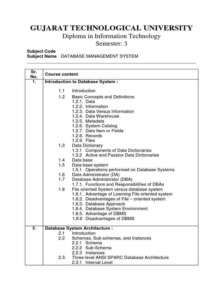 Database Management System | PDF