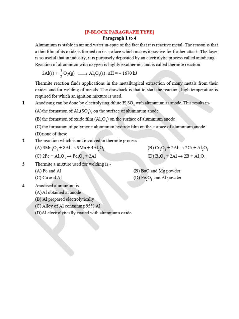 P Block Paragraph Type | PDF