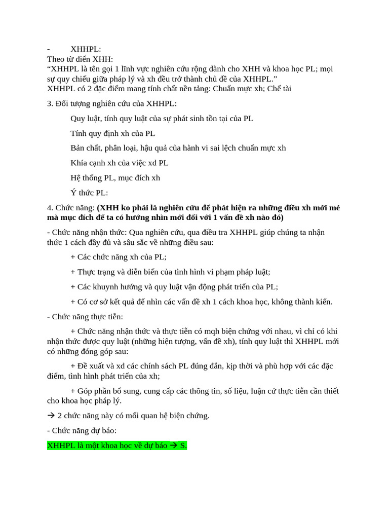 (XHH ko phải là nghiên cứu để phát hiện ra những điều xh mới mẻ mà mục đích để ta có hướng nhìn ...