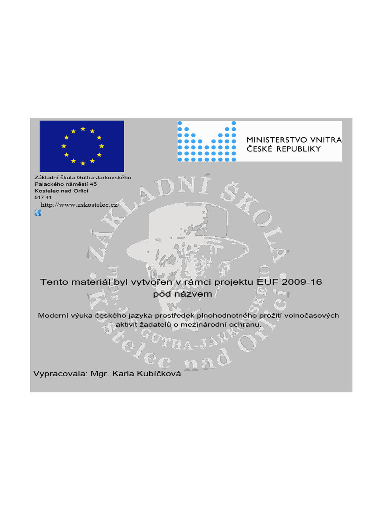 Slovesa Skupiny -At | PDF