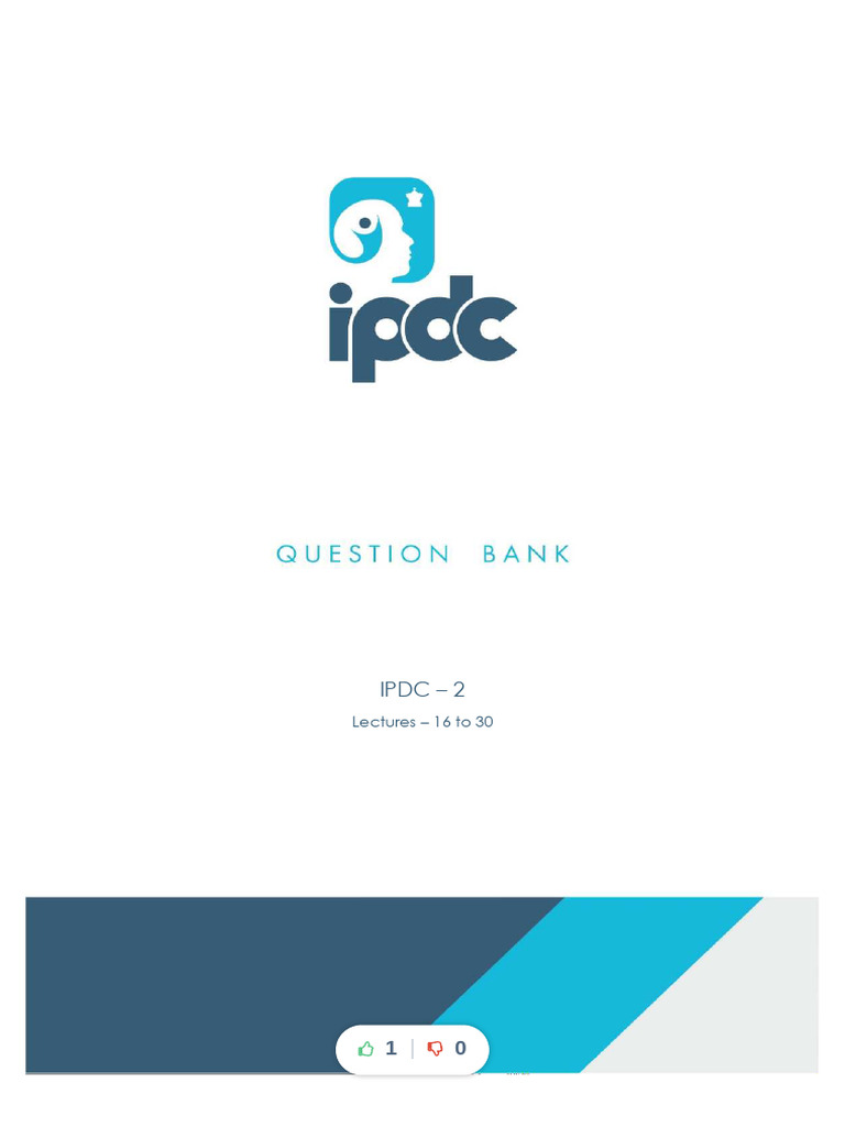 IPdc 2 Workbook Answer | PDF