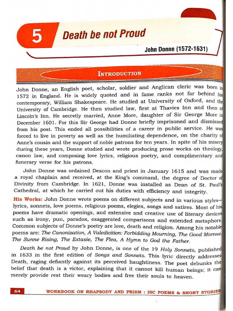 Death Be Not Proud | PDF