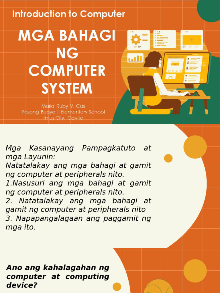 EPP-Mga Bahagi NG Computer System | PDF