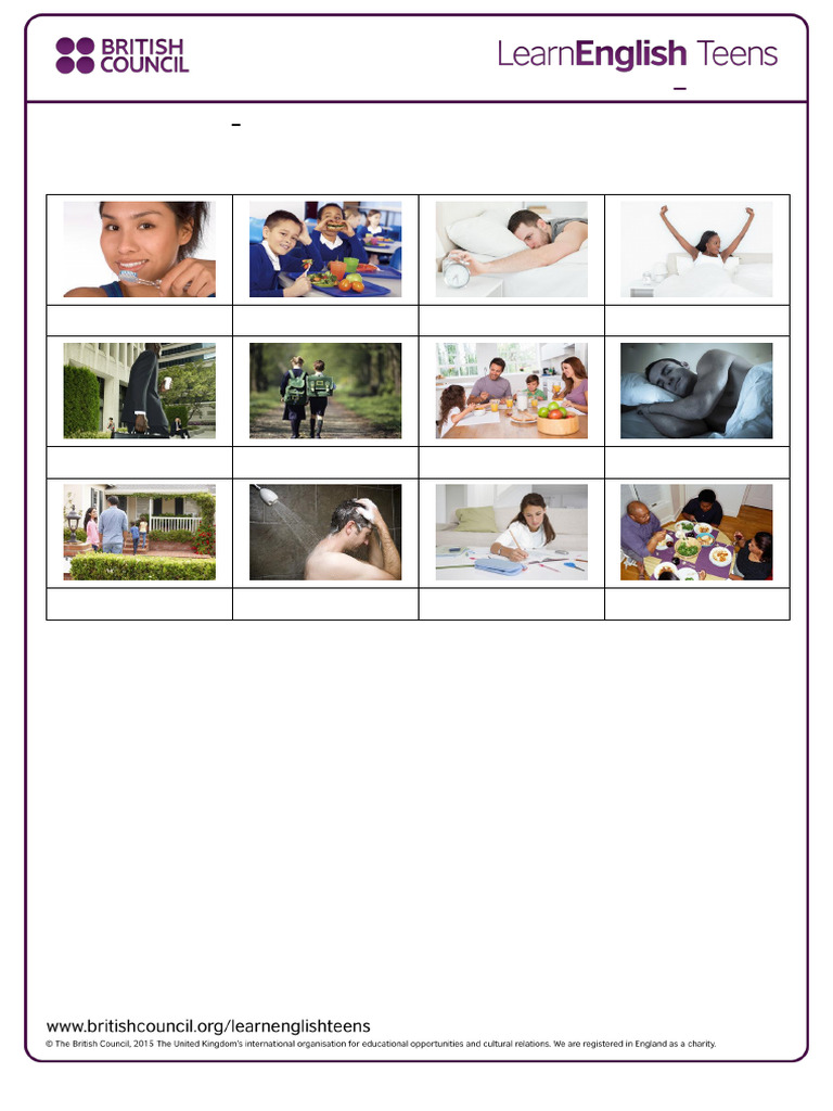 Daily Routine Answers SMP | PDF