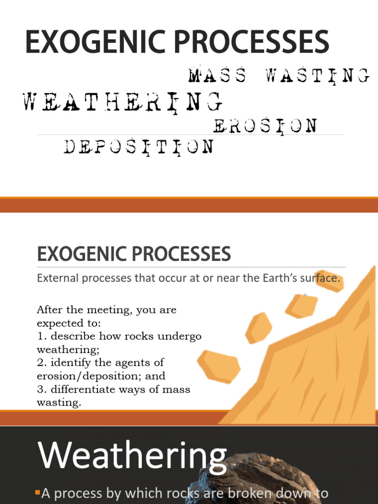 Exogenic Processes | PDF