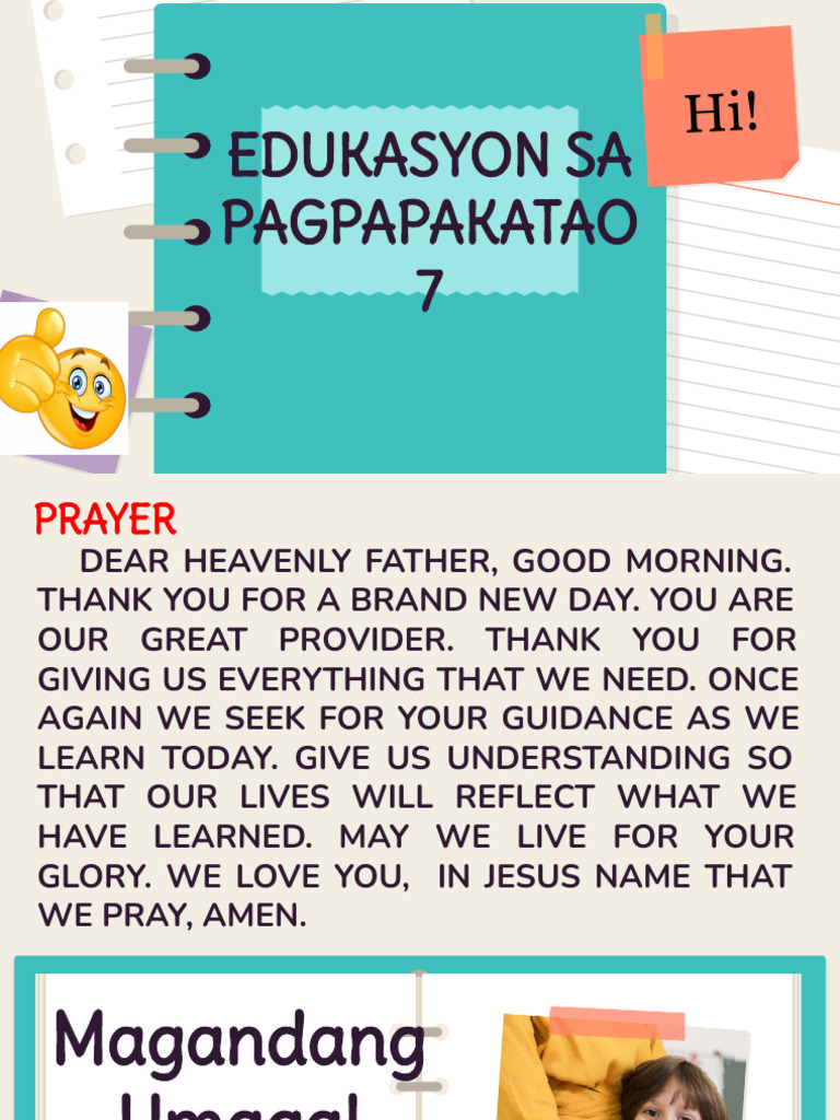 Esp 7 q4 Week 2 Ppt | PDF