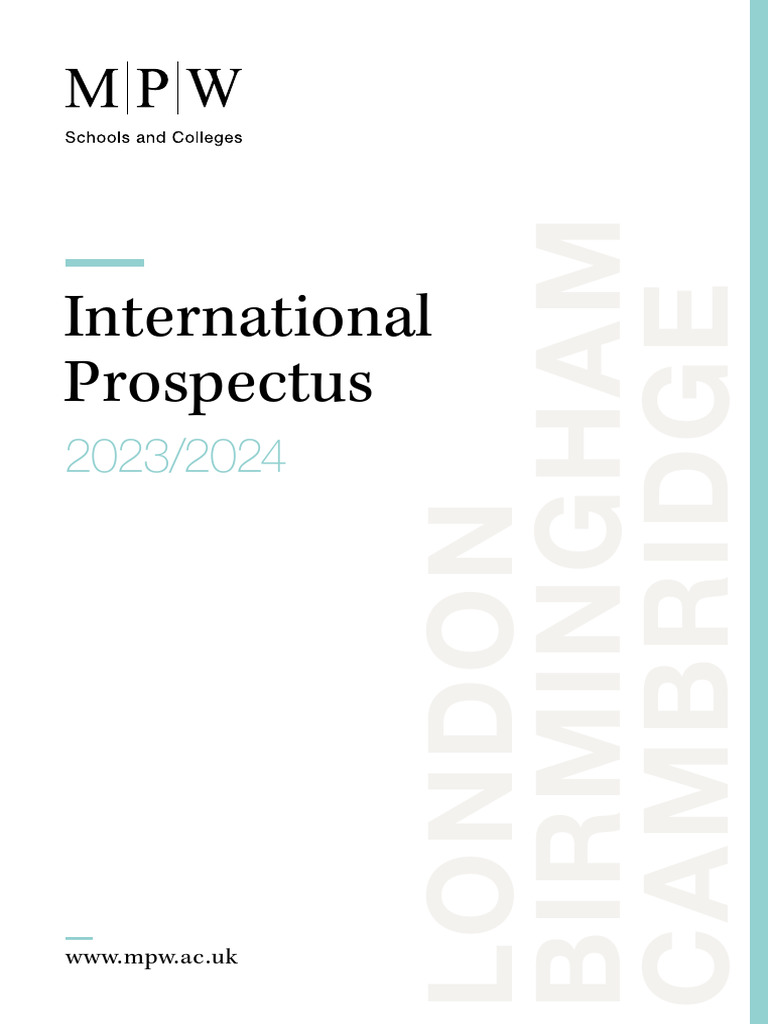 MPW Prospectus 23 24 | PDF