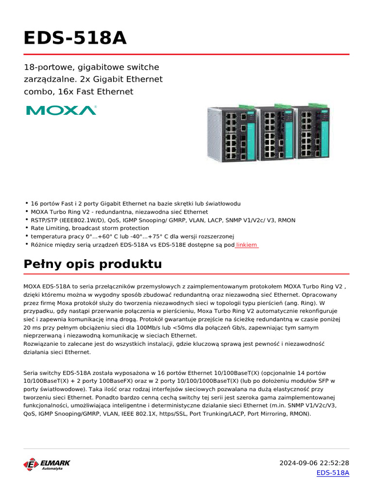 Product_EDS-518A | PDF