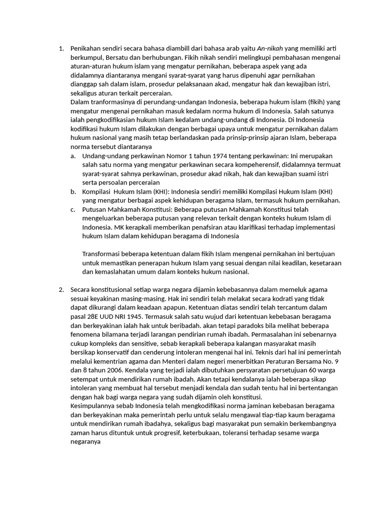 019 - Farhan Rizki Pratama - UAS Fiqh Indo | PDF