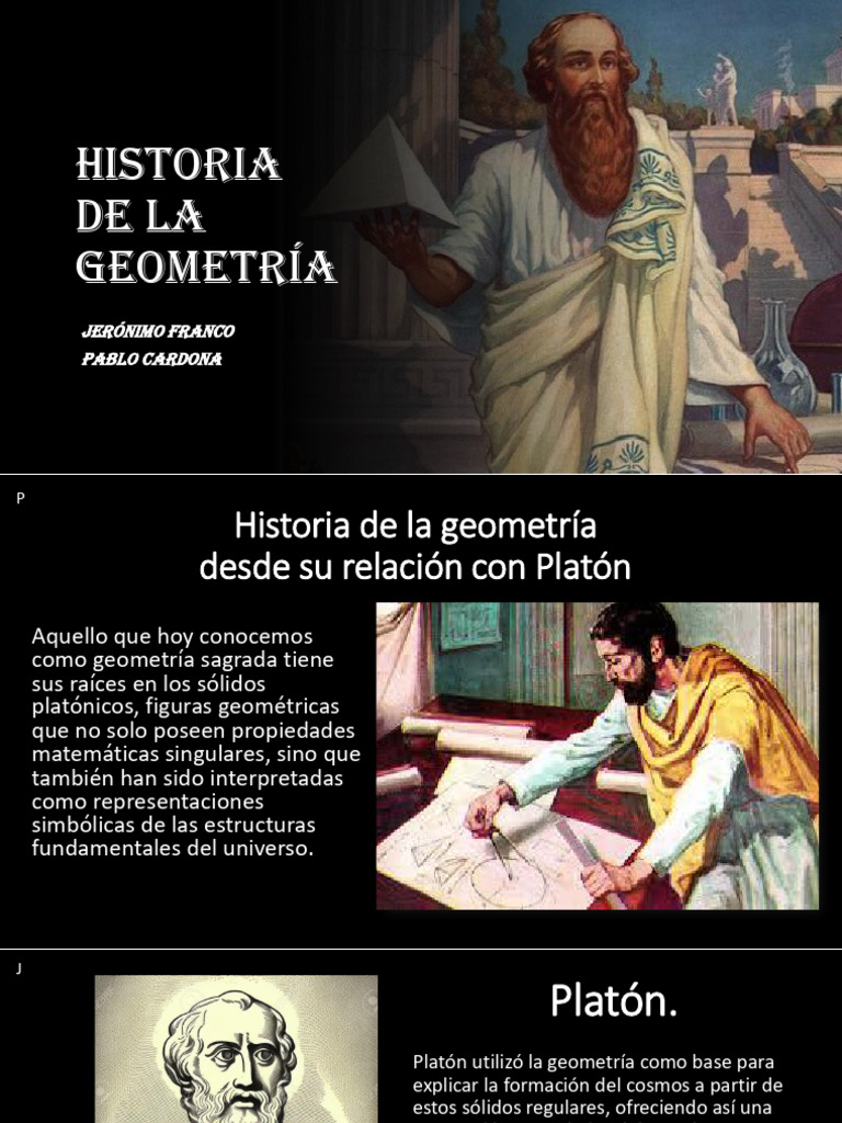 Historia de La Geometría Platon | PDF | Filosofía