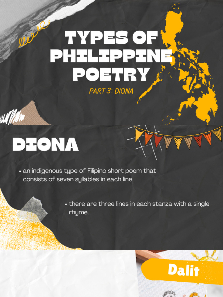 Types of Philippine Poetry - Diona | PDF